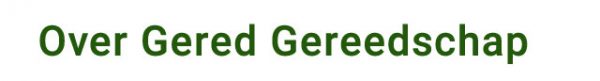 Inzamelpunten – Gered Gereedschap